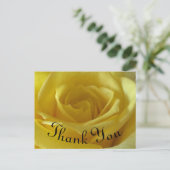 Thank You Yellow Rose Photo Appreciation Postcard | Zazzle