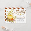 Thankful AF Thanksgiving Invitation | Zazzle