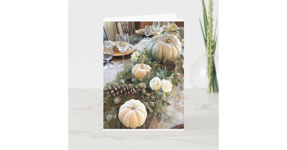 THANKFUL FOR "YOU" AT THANKSGIVING (AND ALL YEAR) HOLIDAY CARD | Zazzle