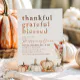 Thankful Grateful Blessed Fall Thanksgiving Dinner Invitation | Zazzle