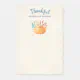 Thankful Grateful Blessed with Orange Pumpkin Post-it Notes | Zazzle