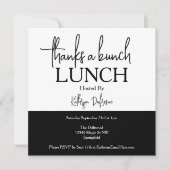 Thanks A Bunch Lunch Invitation | Zazzle