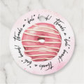 Thanks a hole bunch donut tag | Zazzle