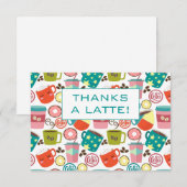 Thanks A Latte Thank You Card | Zazzle