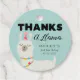Thanks A Llama Birthday Party Favor Tags | Zazzle