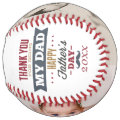 Thanks for being my Dad - Fathers Day Personalized Softball | Zazzle
