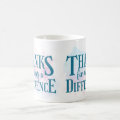 Thanks for Making a Difference Coffee Mug | Zazzle