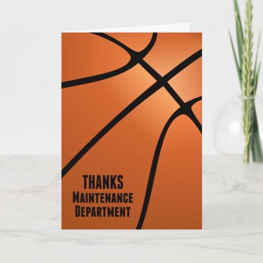 Thanks Maintenance Department-We Depend on You Thank You Card | Zazzle.com