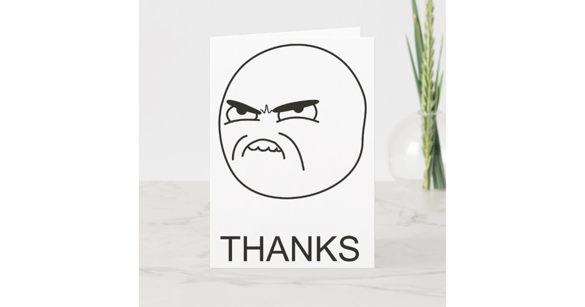 Thanks Meme - Greeting Card | Zazzle