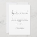 Thanks So Much Script Photo Graduation Thank You Card | Zazzle