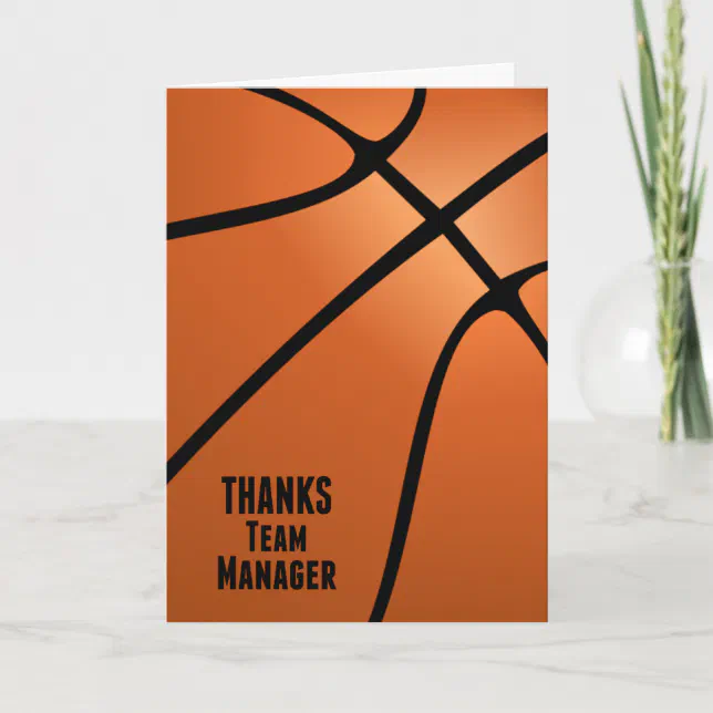Thanks Team Manager for Handling the Details Thank You Card | Zazzle