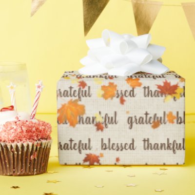 Thanksgiving Wrapping Paper | Themed Thanksgiving Gift Wrap
