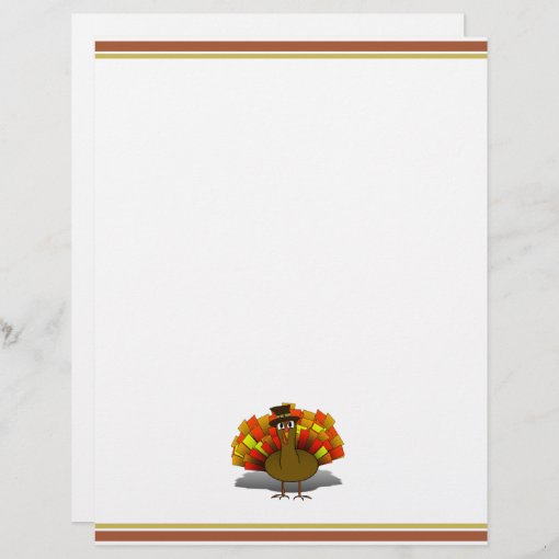 Thanksgiving Cartoon Turkey Pilgrim | Zazzle
