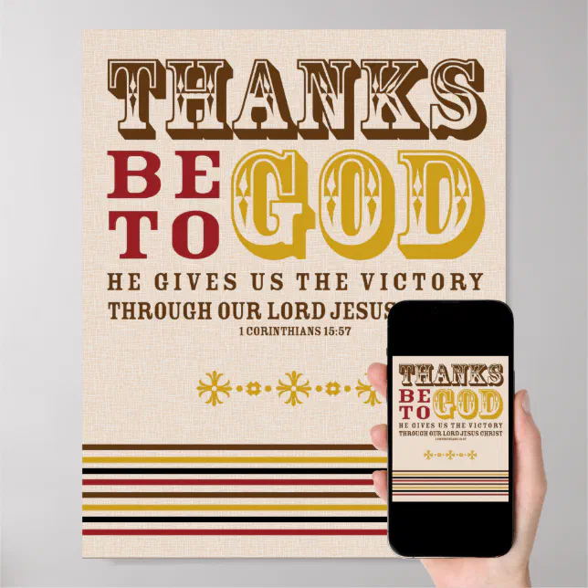 Thanksgiving Christian Faith Bible Verse Quote Poster | Zazzle