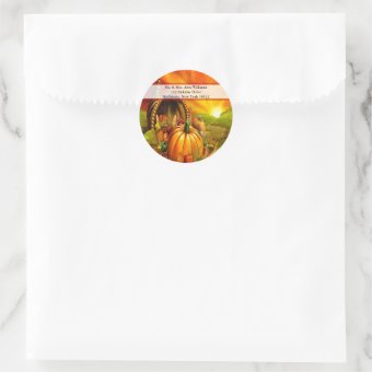 Thanksgiving Cornucopia Address labels | Zazzle