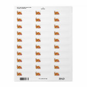 Thanksgiving Cornucopia Label | Zazzle