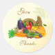 Thanksgiving. Cornucopia Sticker | Zazzle