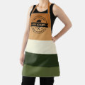 Thanksgiving Dinner Modern Stripe Personalized Apron | Zazzle