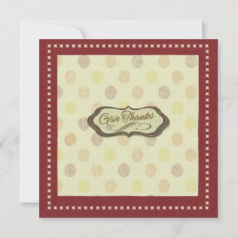 Thanksgiving Dinner Scrapbook Invitation | Zazzle