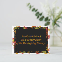 Thanksgiving - Family and Friends Cards | Zazzle
