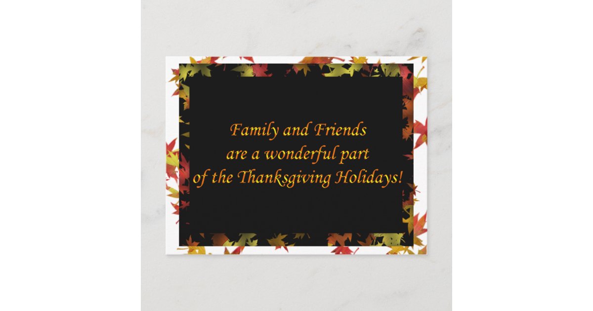 Thanksgiving - Family and Friends Cards | Zazzle