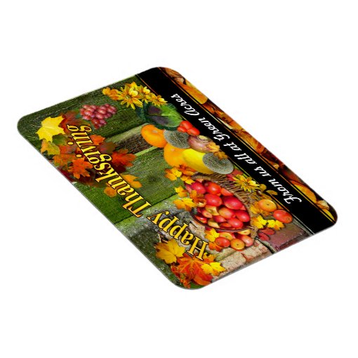 Thanksgiving ~ Fridge Magnet | Zazzle