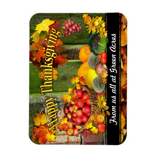 Thanksgiving ~ Fridge Magnet | Zazzle