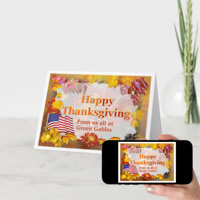 Thanksgiving Greetings ~ Card | Zazzle