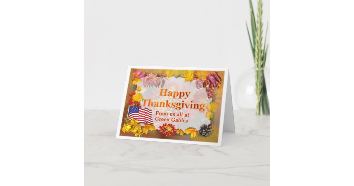 Thanksgiving Greetings ~ Card | Zazzle