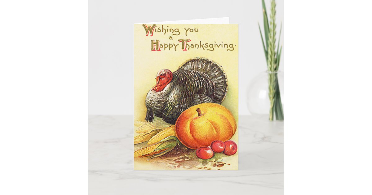Thanksgiving Holiday Card | Zazzle