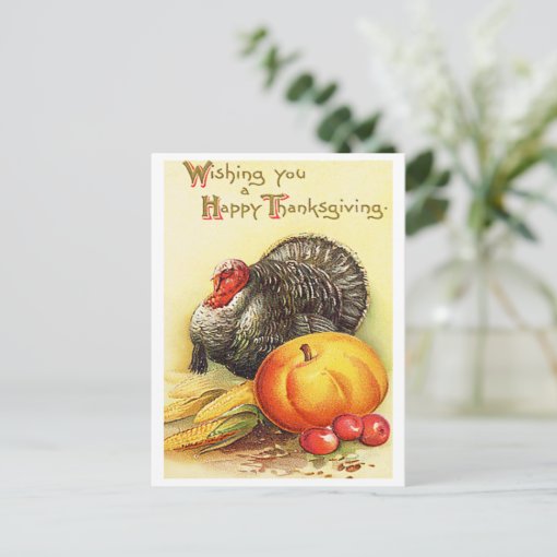 Thanksgiving Holiday Postcard | Zazzle