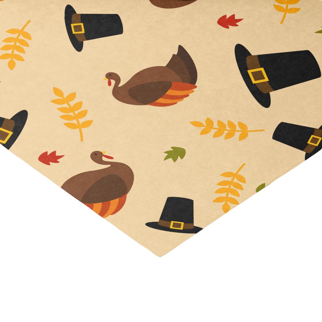 Thanksgiving Holiday turkey dinner party tissue Tissue Paper | Zazzle