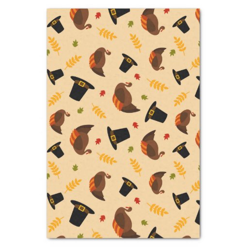 Thanksgiving Holiday turkey dinner party tissue Tissue Paper | Zazzle