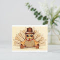 Thanksgiving Holiday Turkey Pilgrim Art Drawing | Zazzle