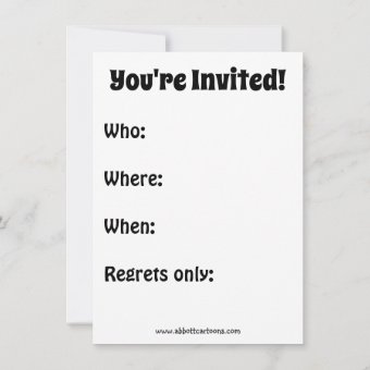 Thanksgiving Humor Invitations "Spectickles" | Zazzle