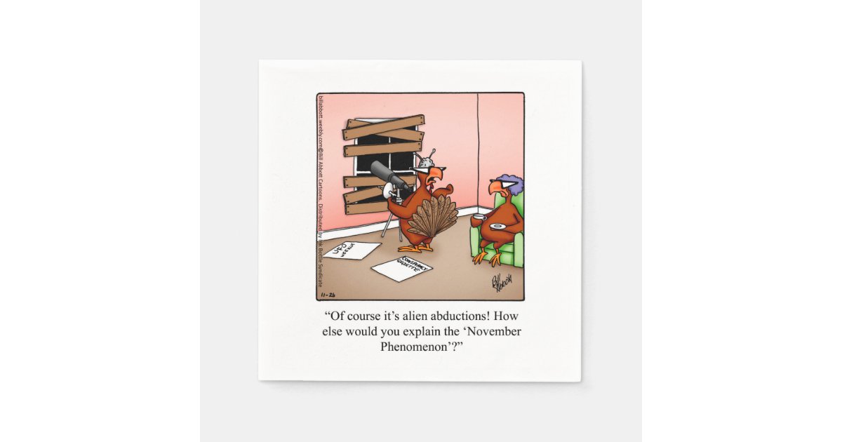 Thanksgiving Humor Paper Napkins | Zazzle