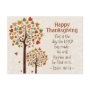 Thanksgiving Inspirational Bible Psalm 118:24 Postcard | Zazzle