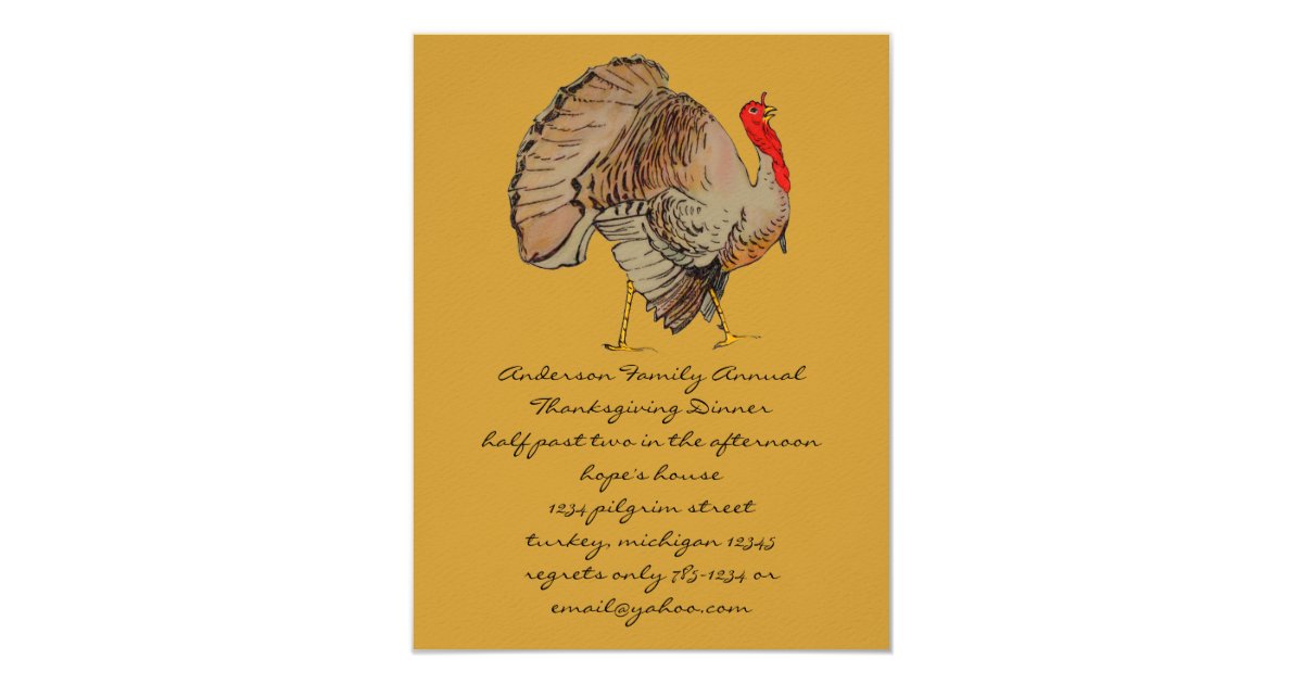 Christian Thanksgiving Party Invitation Ideas