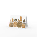 Thanksgiving Owls Holiday Card | Zazzle