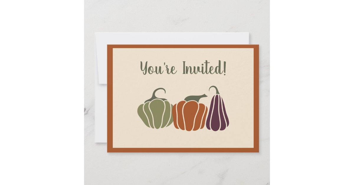 Thanksgiving Party Invitations | Zazzle