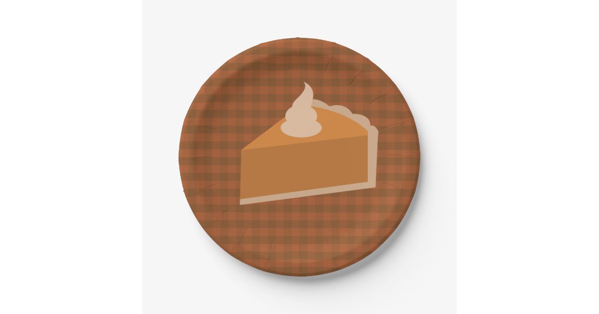 Thanksgiving Pie Paper Plates | Zazzle