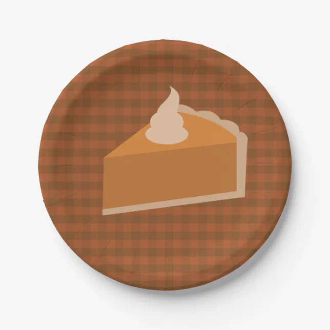 Thanksgiving Pie Paper Plates | Zazzle
