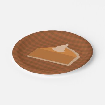 Thanksgiving Pie Paper Plates | Zazzle