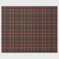 Thanksgiving plaid tartan pattern wrapping paper | Zazzle