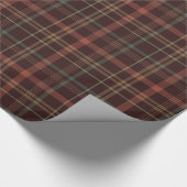 Thanksgiving plaid tartan pattern wrapping paper | Zazzle
