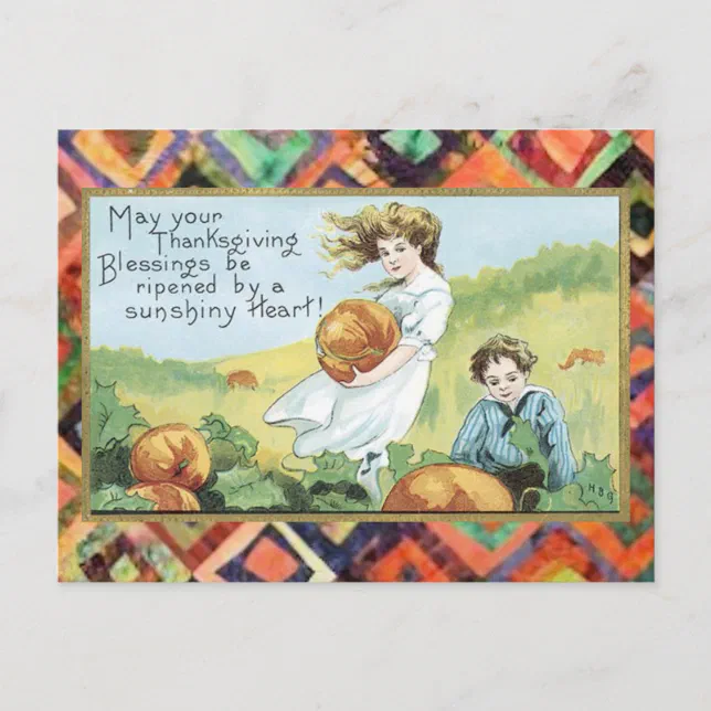 Thanksgiving Postcard | Zazzle