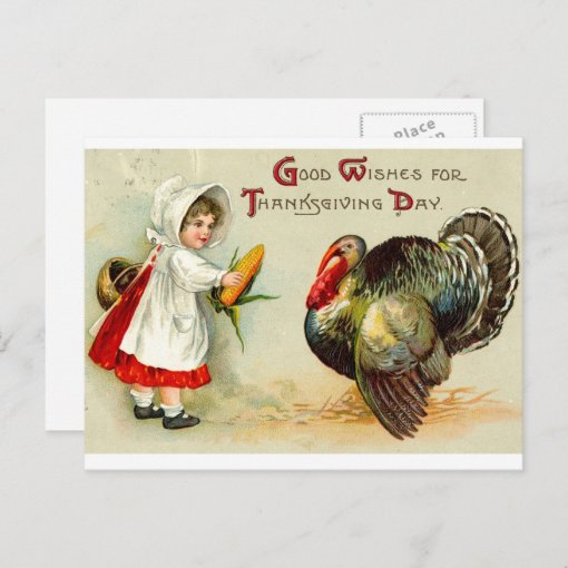 Thanksgiving Postcard | Zazzle