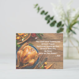 Thanksgiving Postcard | Zazzle