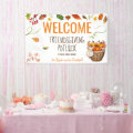 Thanksgiving Potluck Welcome Sign Banner | Zazzle