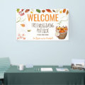 Thanksgiving Potluck Welcome Sign Banner | Zazzle